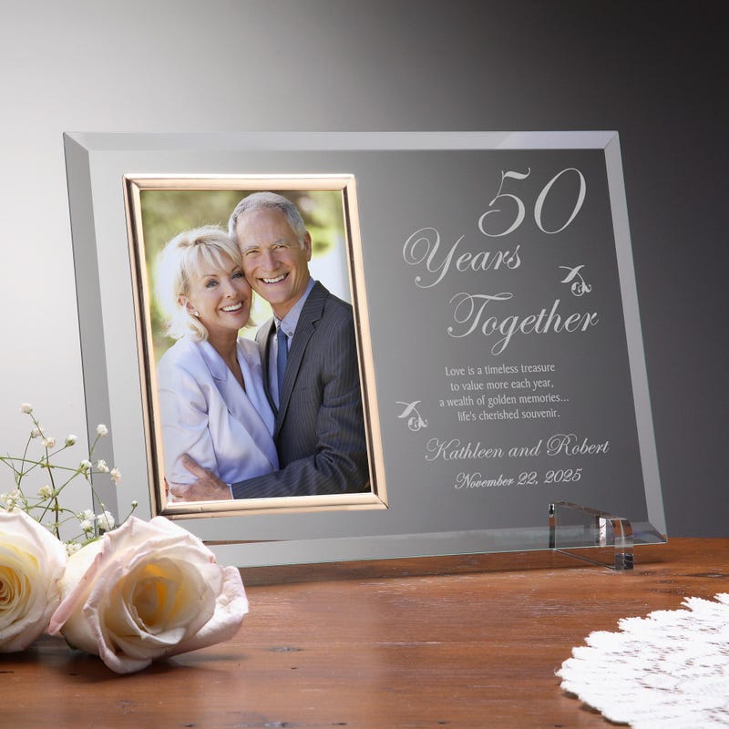 Clear Gold Photo Frame - Etsy