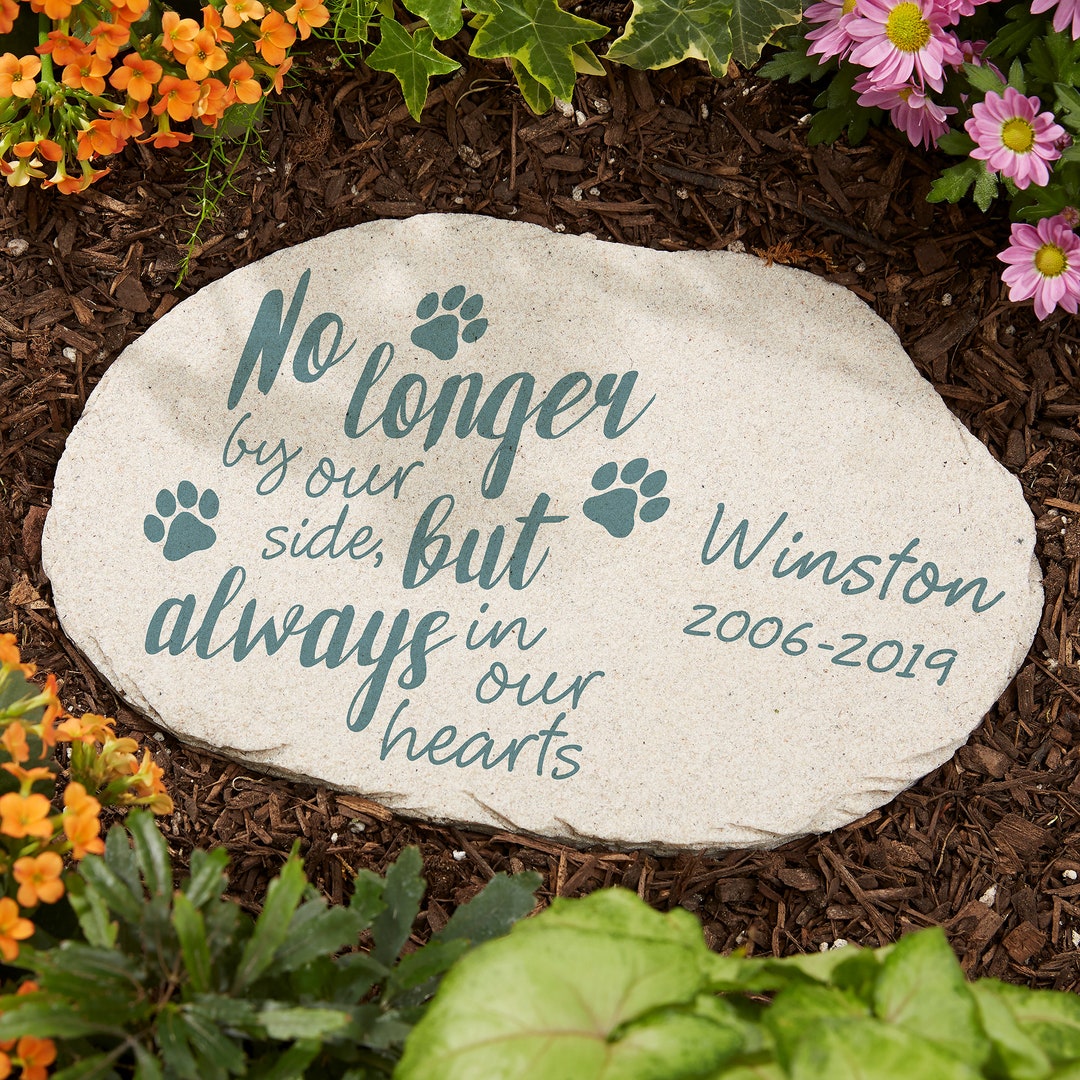 Personalized Pet Memorial Garden Stone Made to Order, Pet Memorial ...