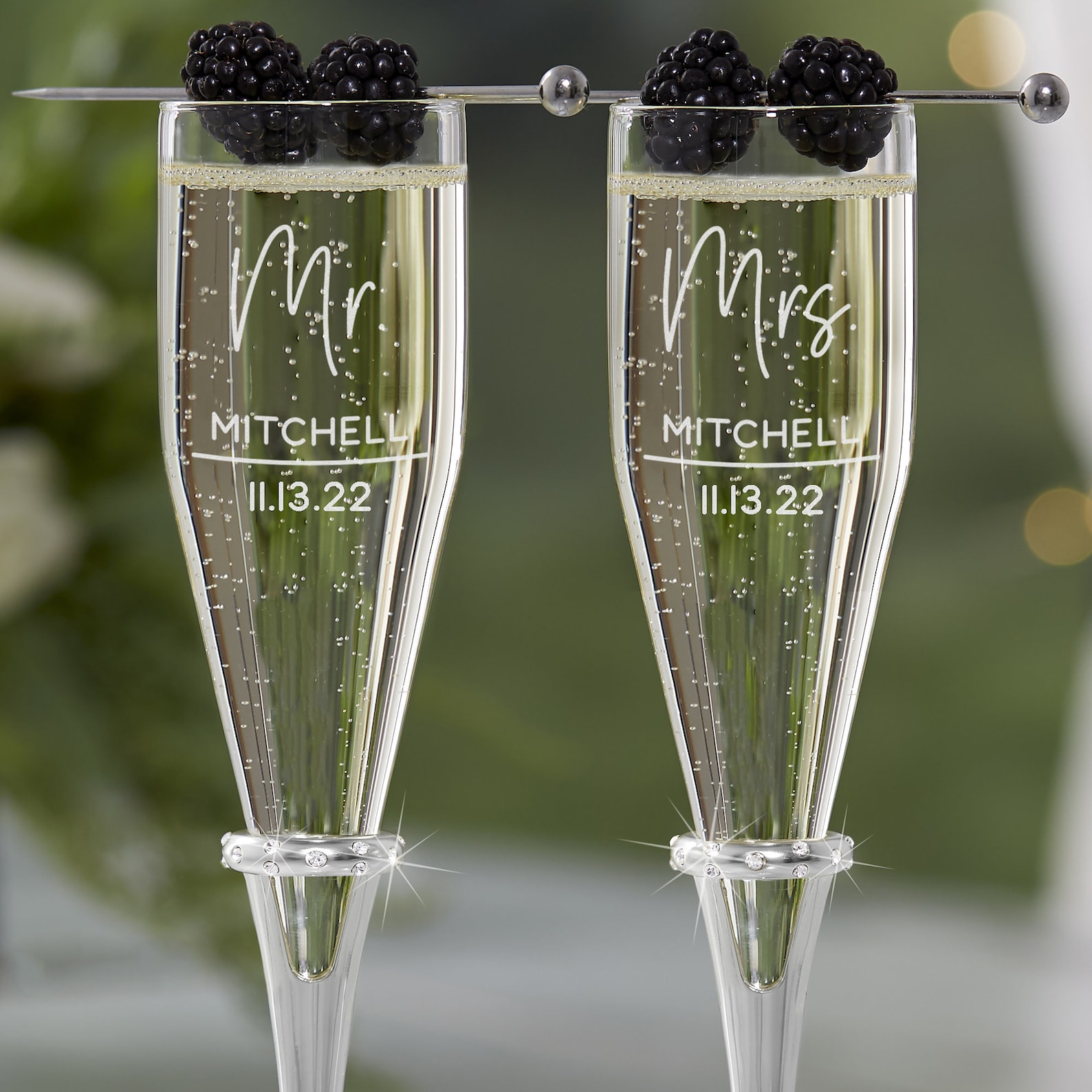 Engraved Wedding Champagne Flutes Personalized Wedding Gifts - Etsy