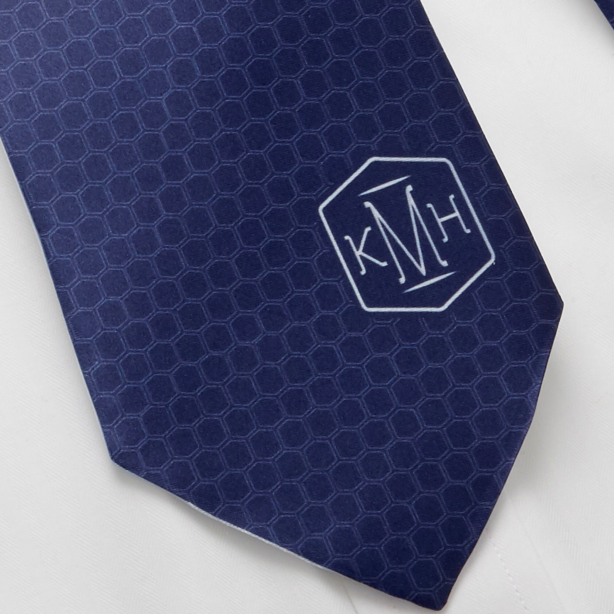 Monogram Personalized Men's Tie, Necktie, Father's Day Gifts, Gifts for ...