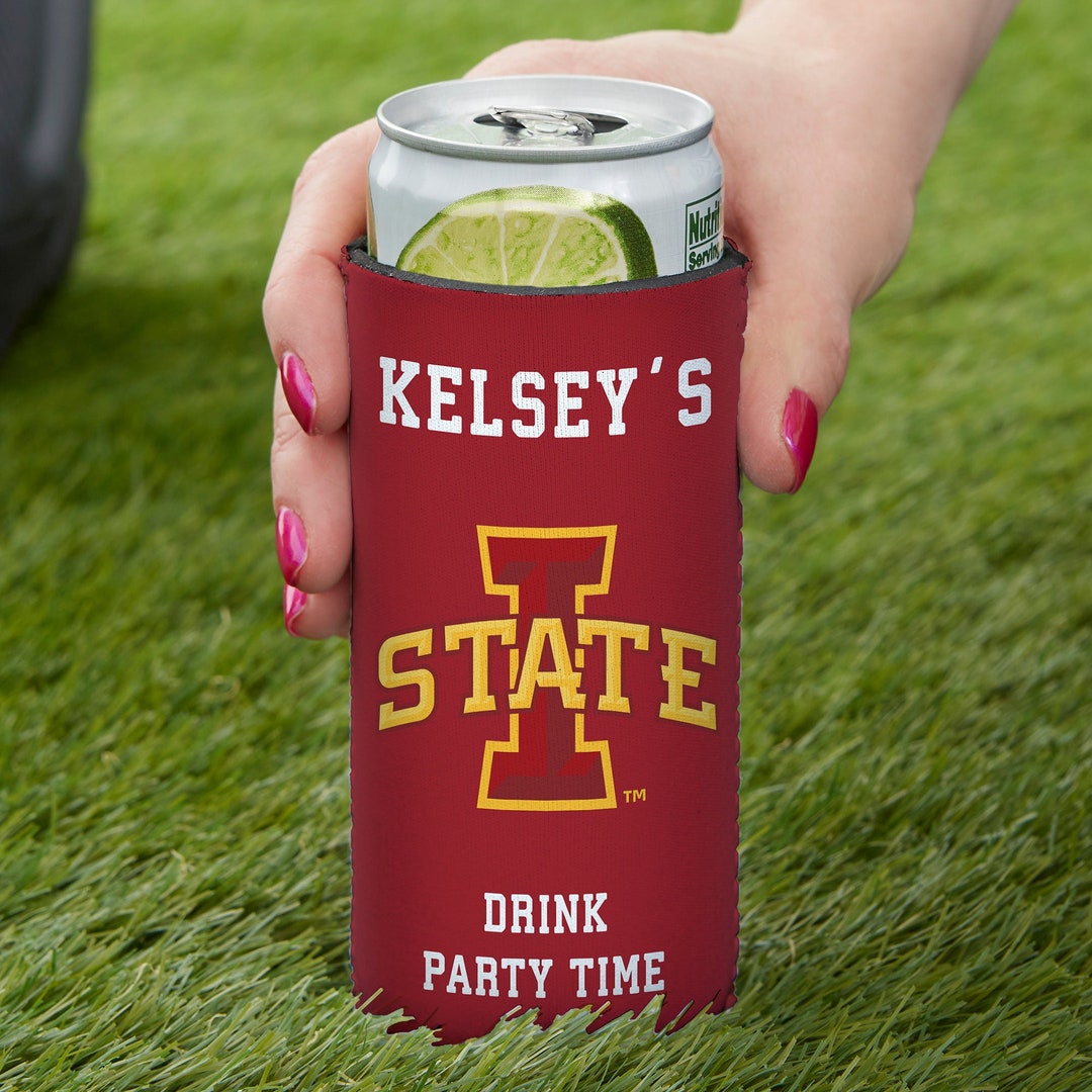 NCAA Iowa State Cyclones Personalized Slim Can Cooler, Gifts for Him ...