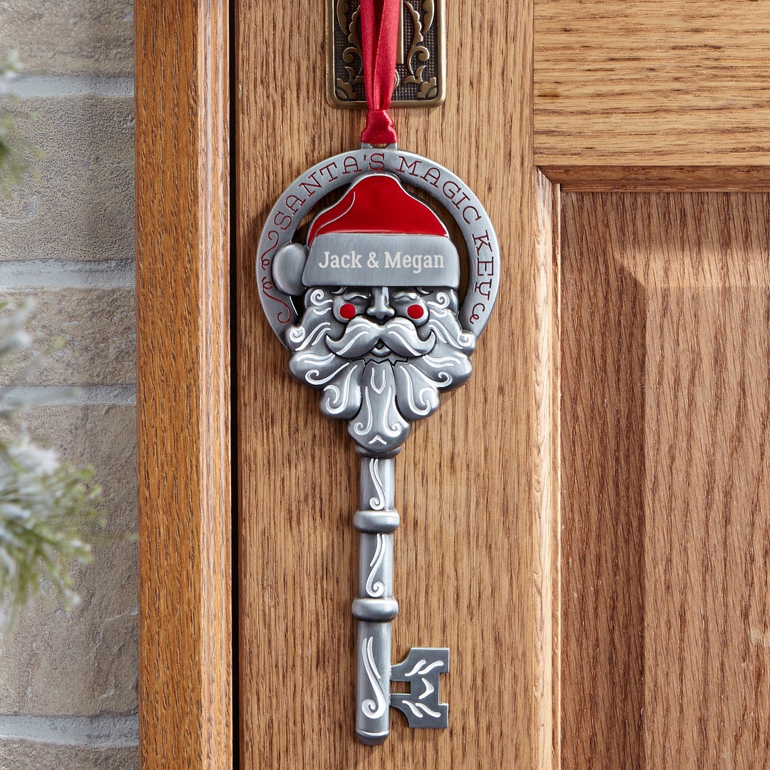 Santa's Magic Personalized Key, Personalized Christmas Decor, Key for ...