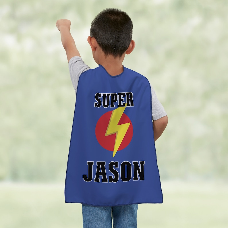Super Hero Personalized Kid's Cape, Gifts for Kids, Halloween Costumes ...