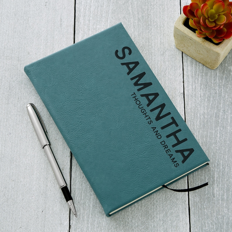 Bold Name Personalized Writing Journal Custom Journals - Etsy