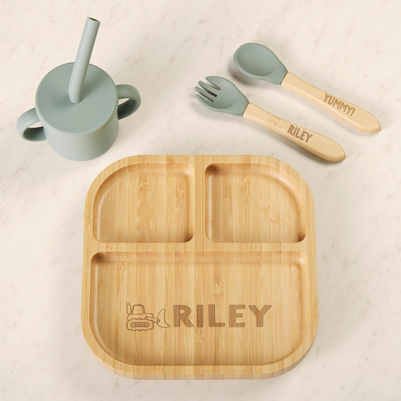 Child Plate and Cup Set - Etsy