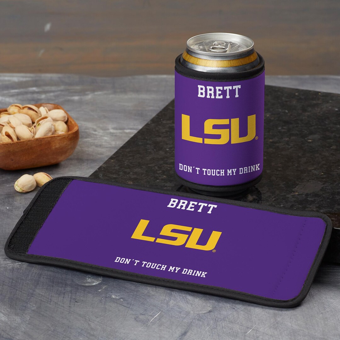 NCAA LSU Tigers Personalized Can & Bottle Wrap, Sport Gift ...