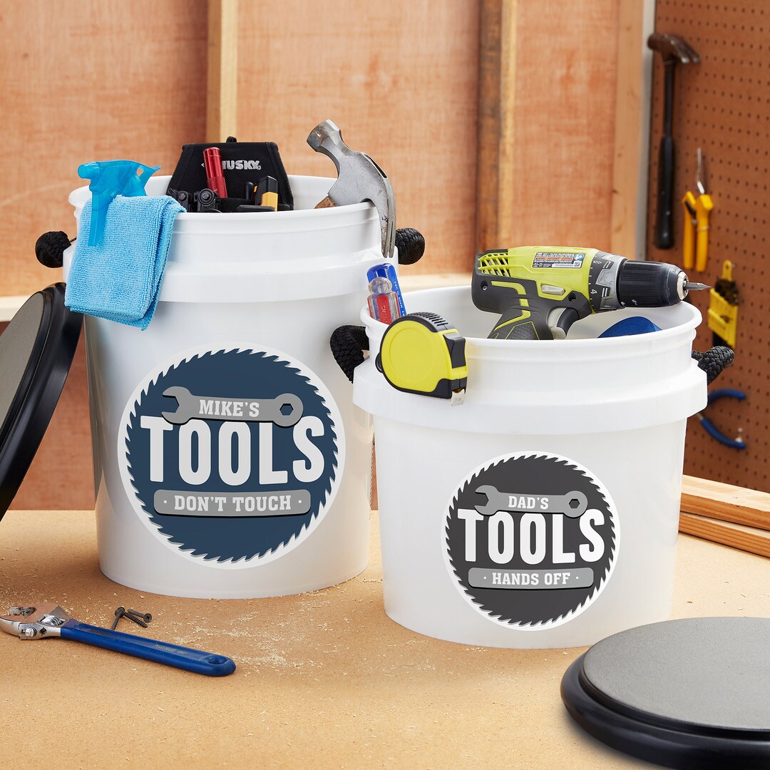 Personalized Tool Bucket Seat, Personalized Gifts for Dad, Fathers Day ...