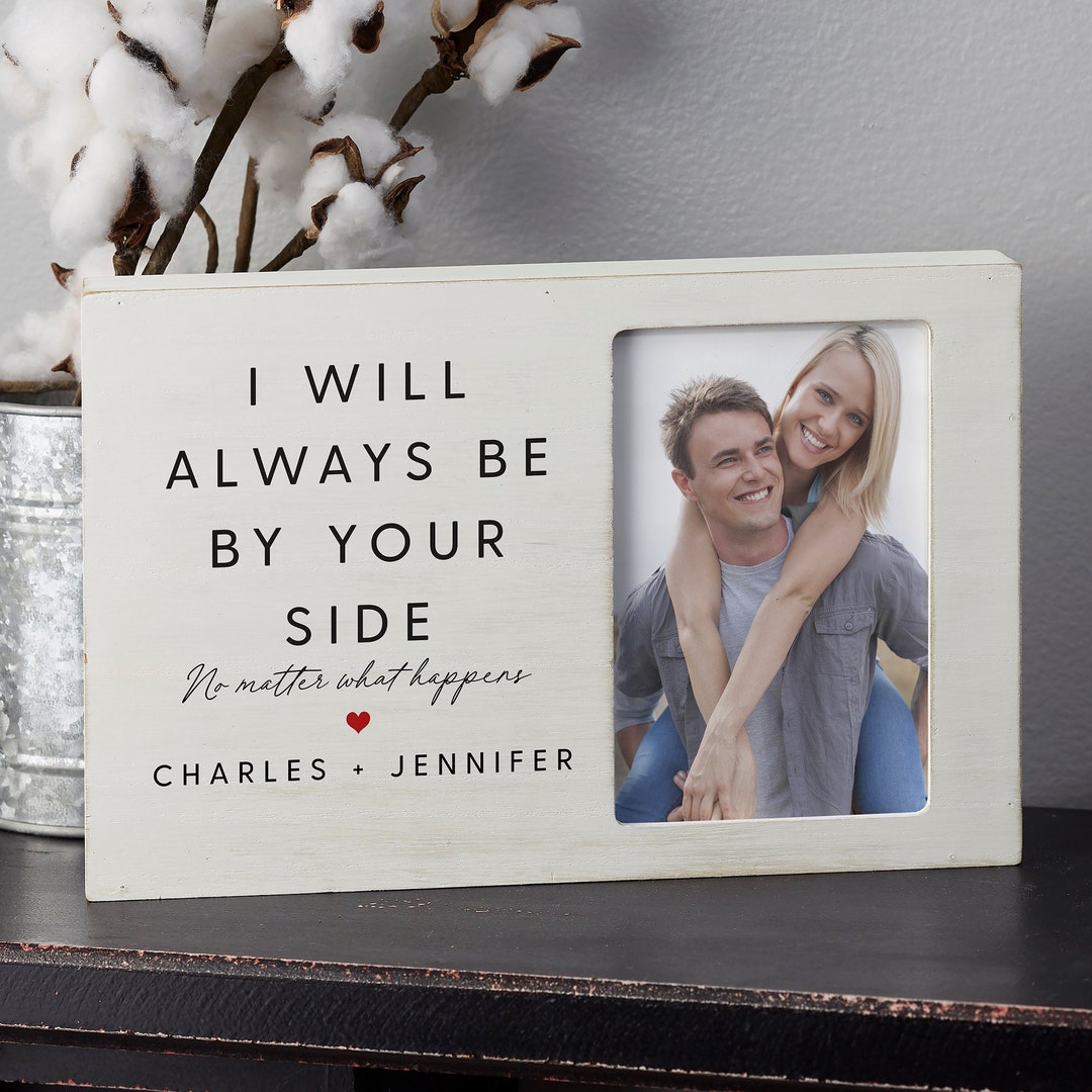 By Your Side Personalized Wood Frame Custom Picture Frame - Etsy