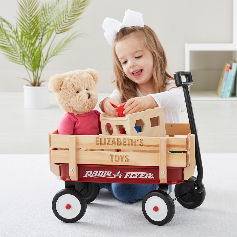 Personalized Kids Radio Flyer Mini Toy Wagon, Kid's Wagon, Kids ...