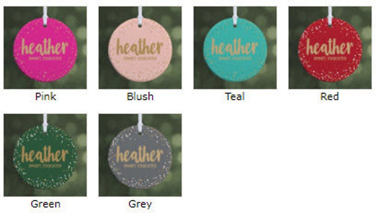 Sparkling Name Meaning Personalized Ornament Custom | Etsy