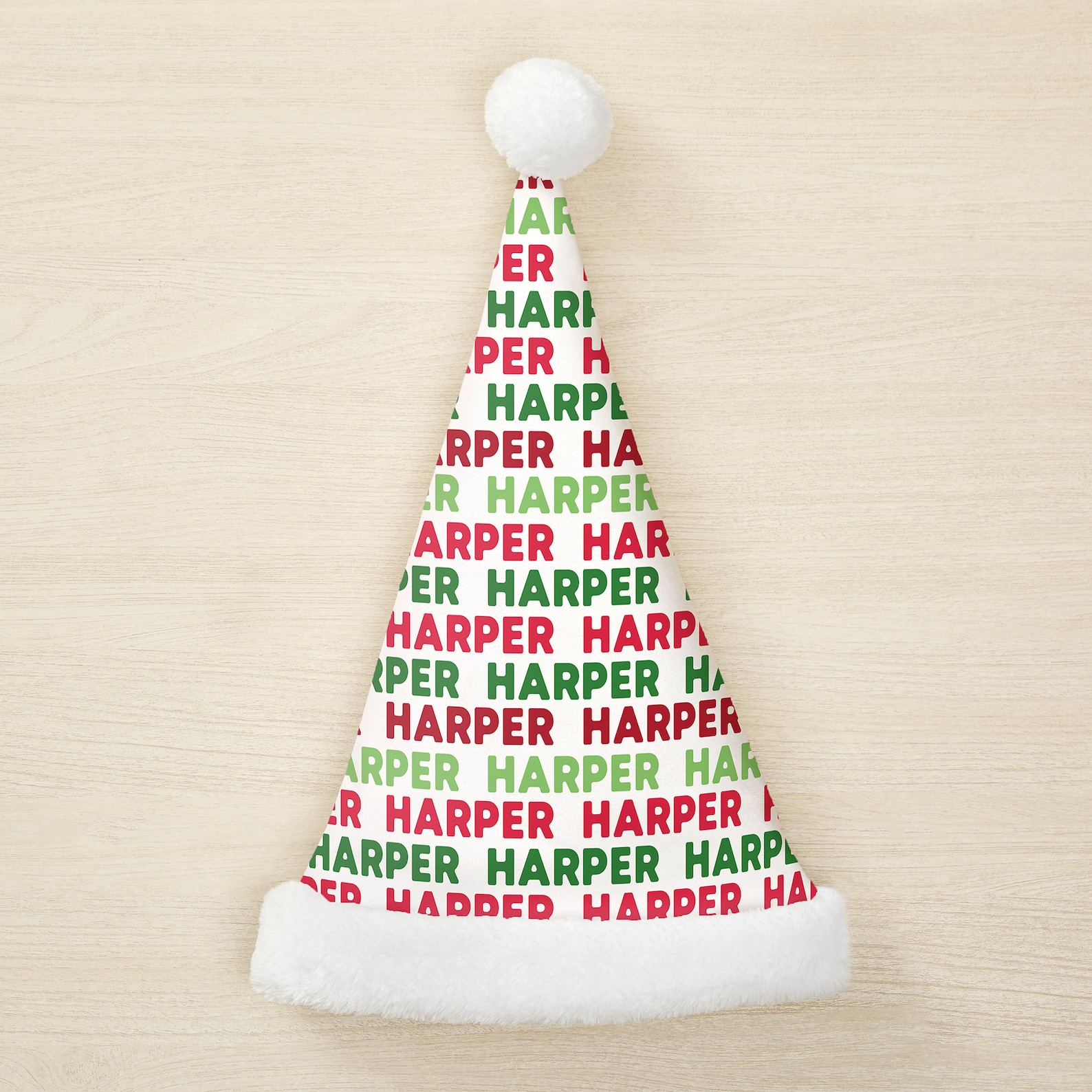 Vibrant Name Personalized Santa Hat, Christmas, Family Gift, for Her ...