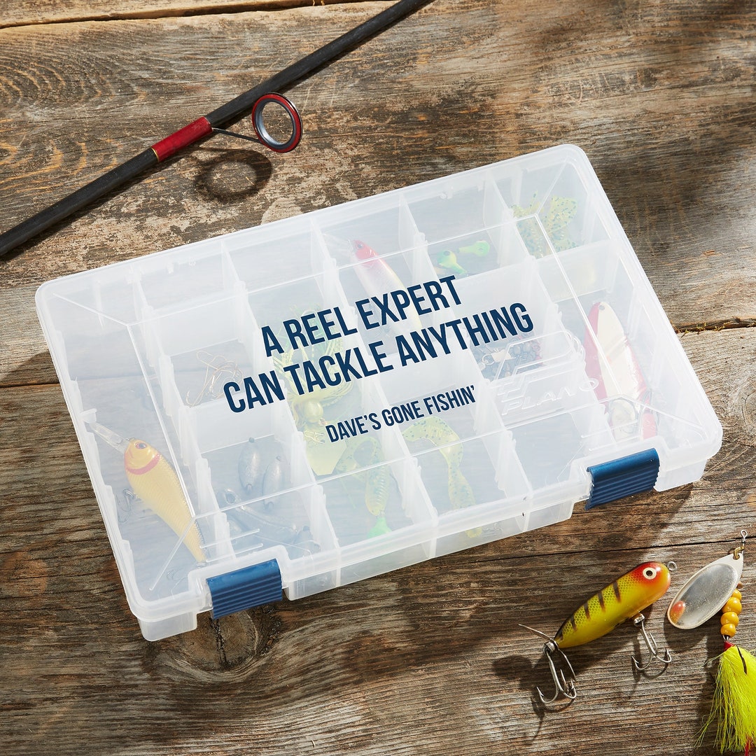 Write Your Own Personalized Tackle Fishing Box, Storage Box, Gifts for ...