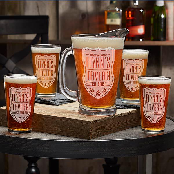 Personalized Beer Pitcher, Gifts for Men, Father's Day Gifts, Bar Gifts ...