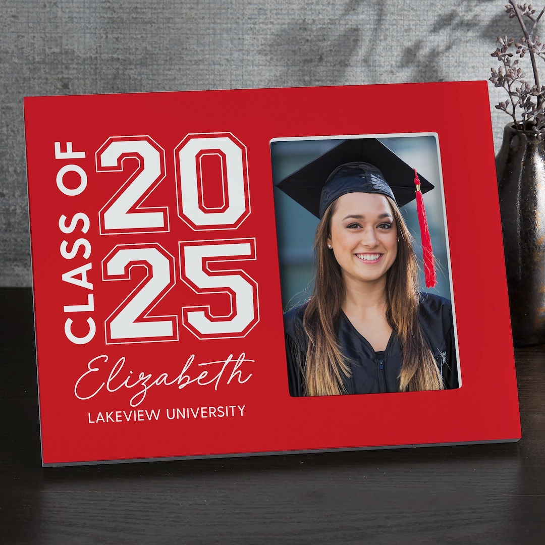 Personalized Graduation Frame for High School Grad - 2025 Graduation ...