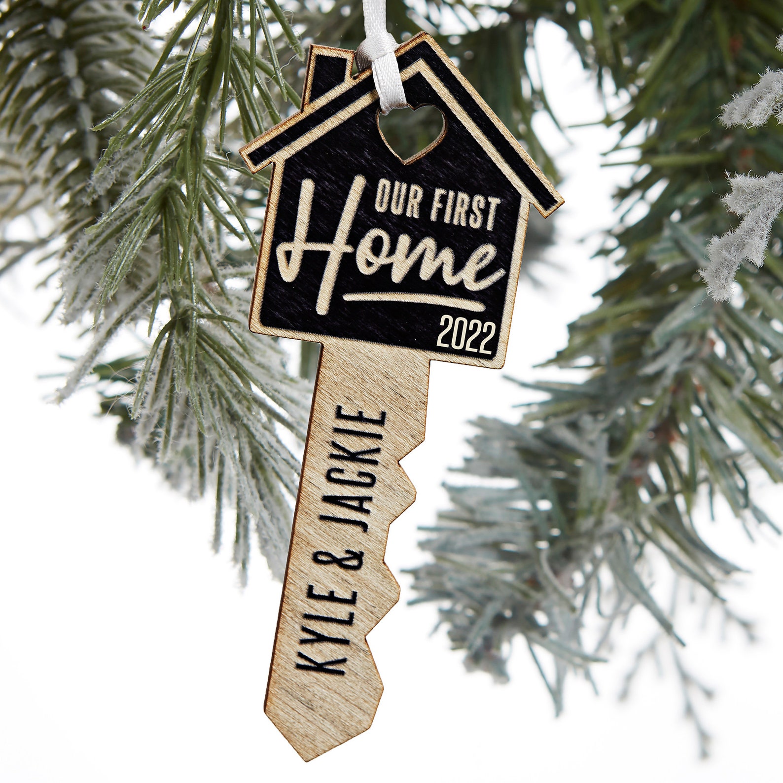 Our New Home Key Personalized Wood Ornament Gifts for - Etsy