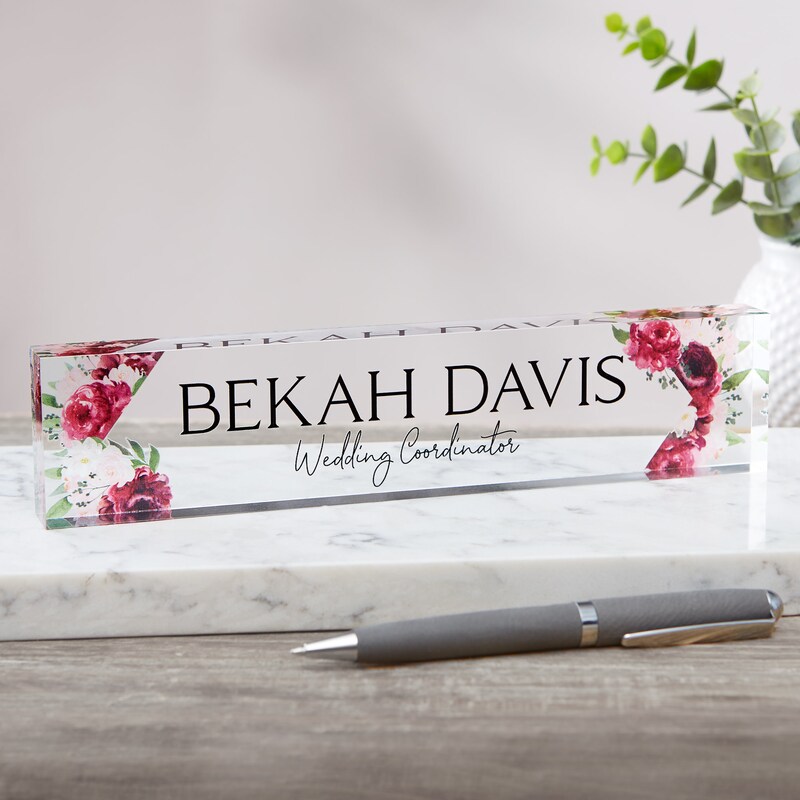Acrylic Name Plate - Etsy