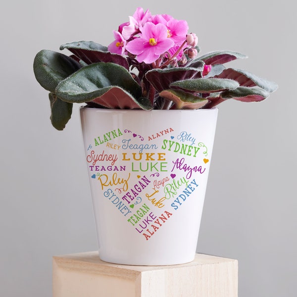 Heart Flower Pot - Etsy