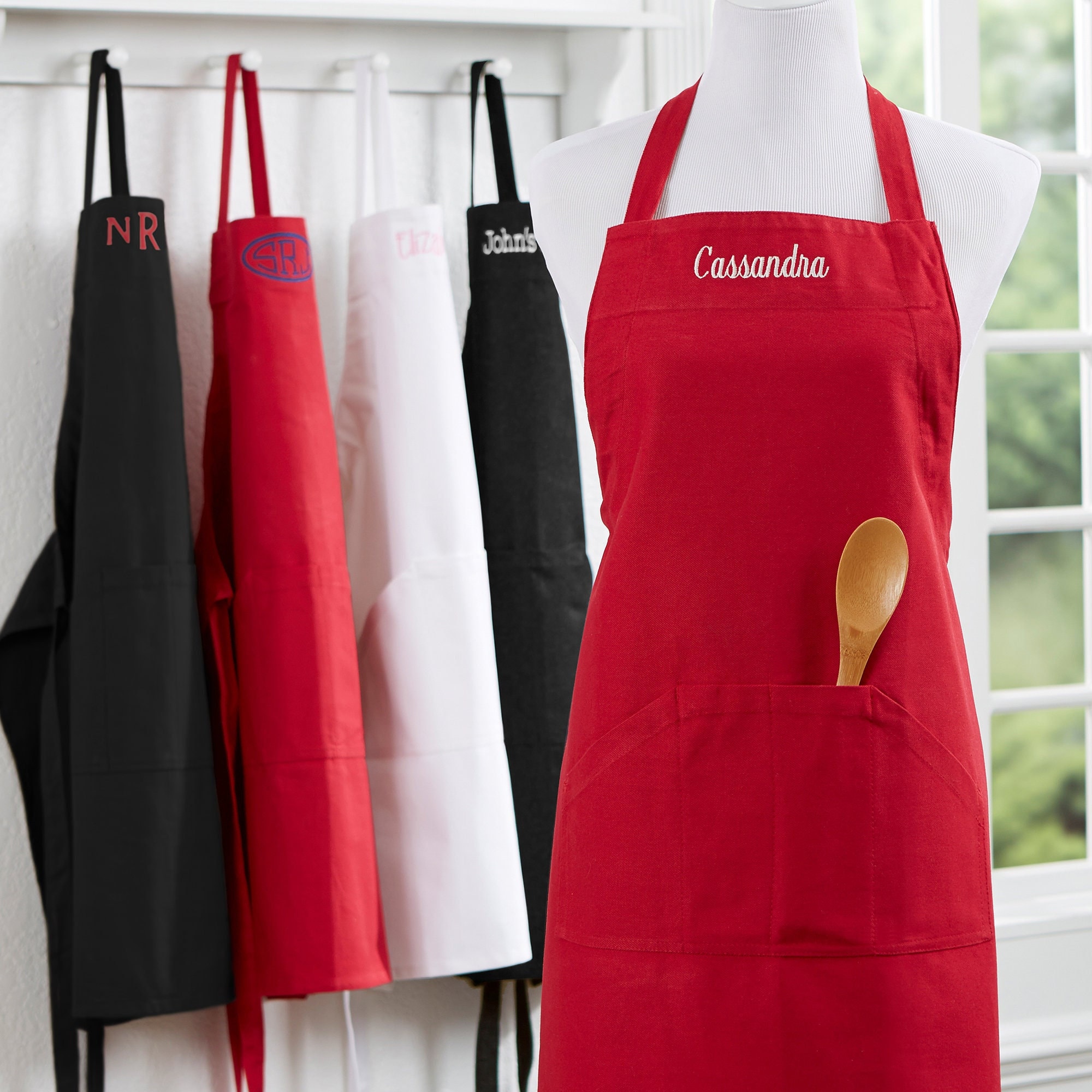 Personalized Embroidered Kitchen Apron, Gifts for Her, Gifts for Him ...