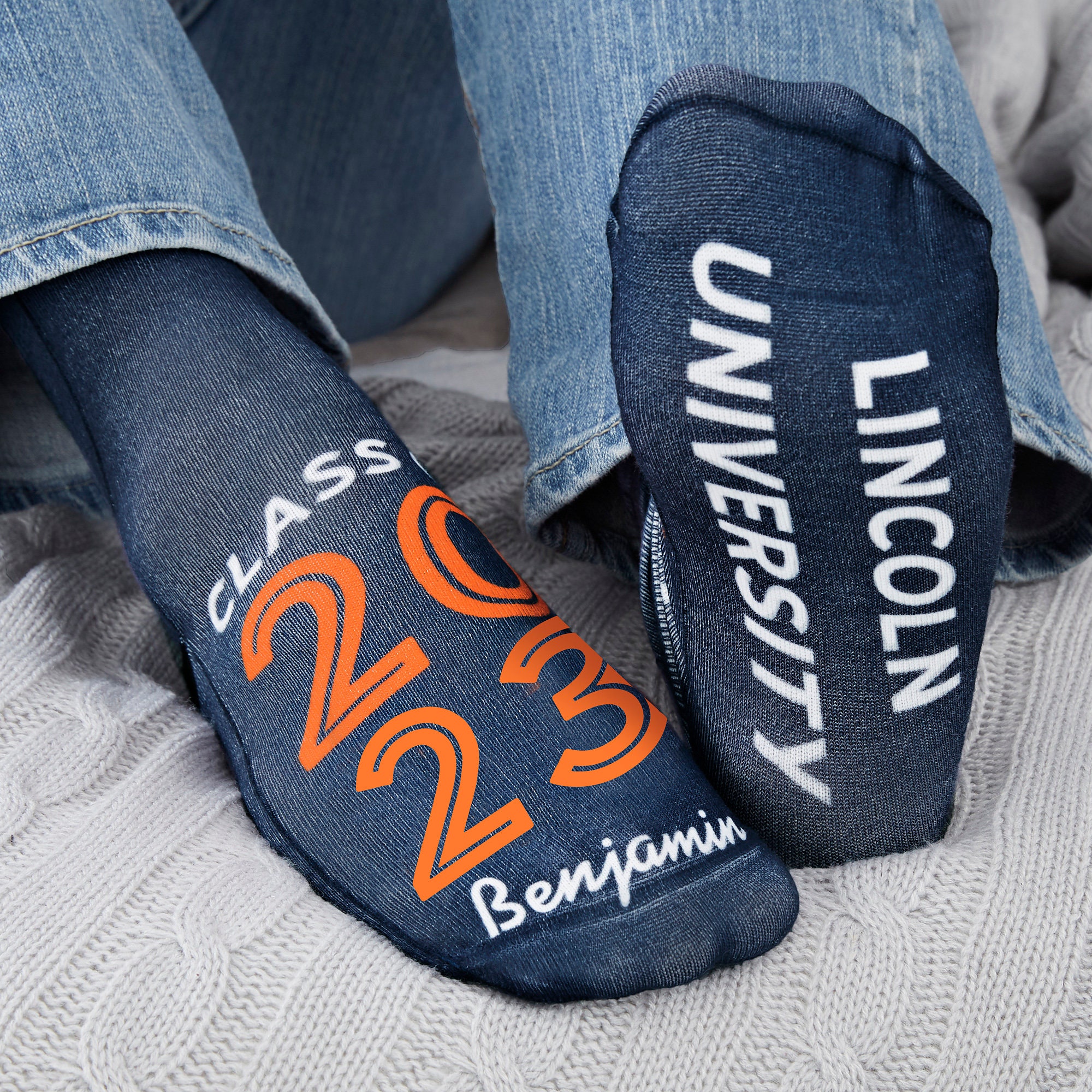 Graduating Class of Personalized Adult Socks Graduation - Etsy