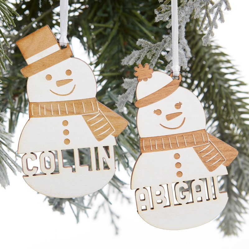 Snowman Ornaments - Etsy
