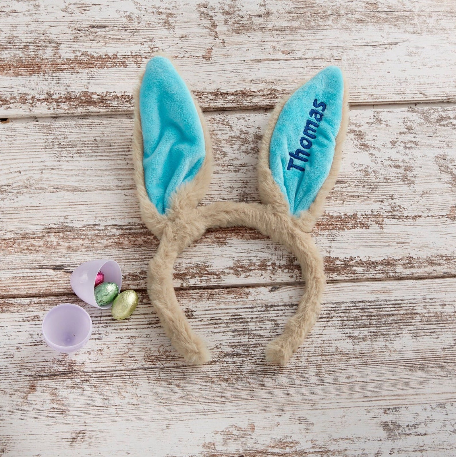 Embroidered Easter Bunny Ear Headband Easter Headband Easter - Etsy