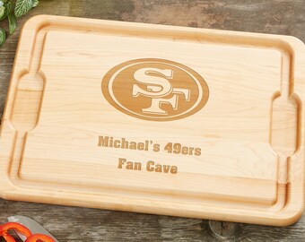 49ers Cutting Board - Etsy