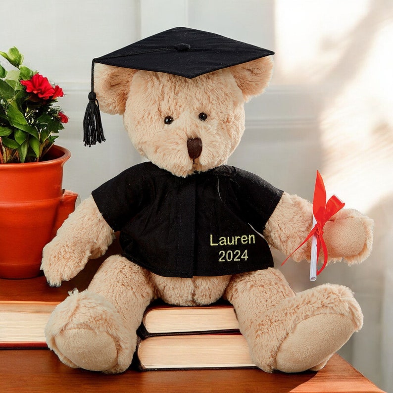 Personalized Graduation Teddy Bear, Graduation Gifts, Graduation Cap ...