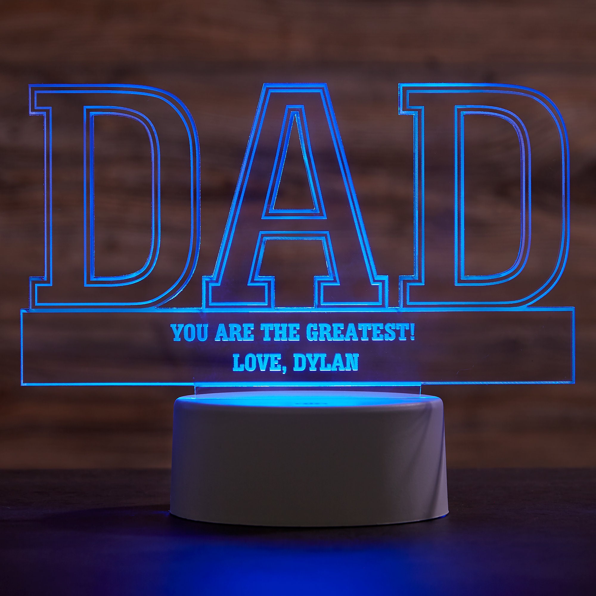 Dad Personalized LED Sign Gifts for Dad Father's Day | Etsy