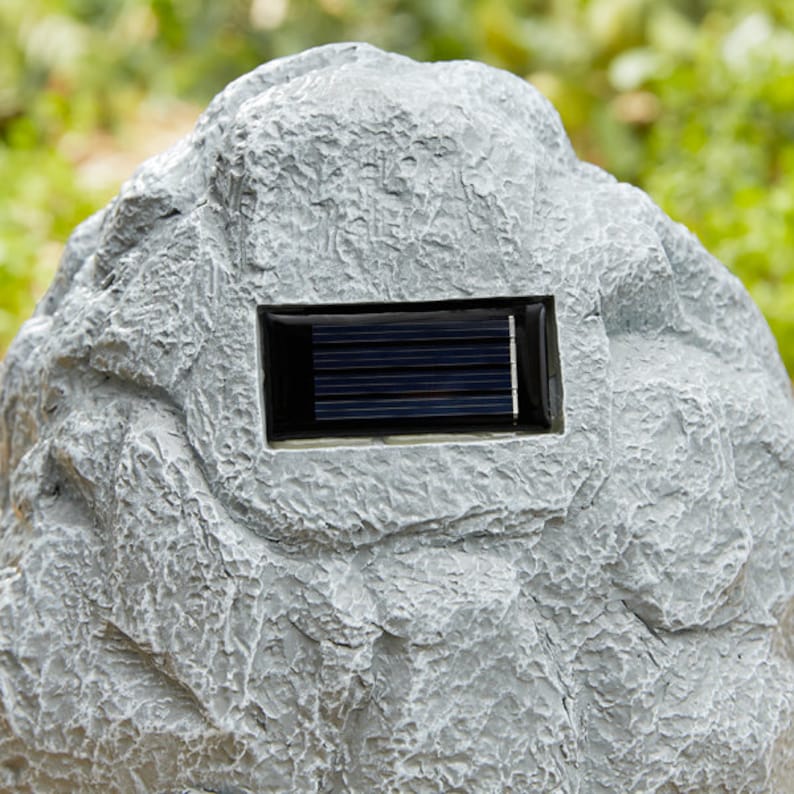 Personalized LED Garden Stone - Custom Solar Outdoor Decor - Family ...