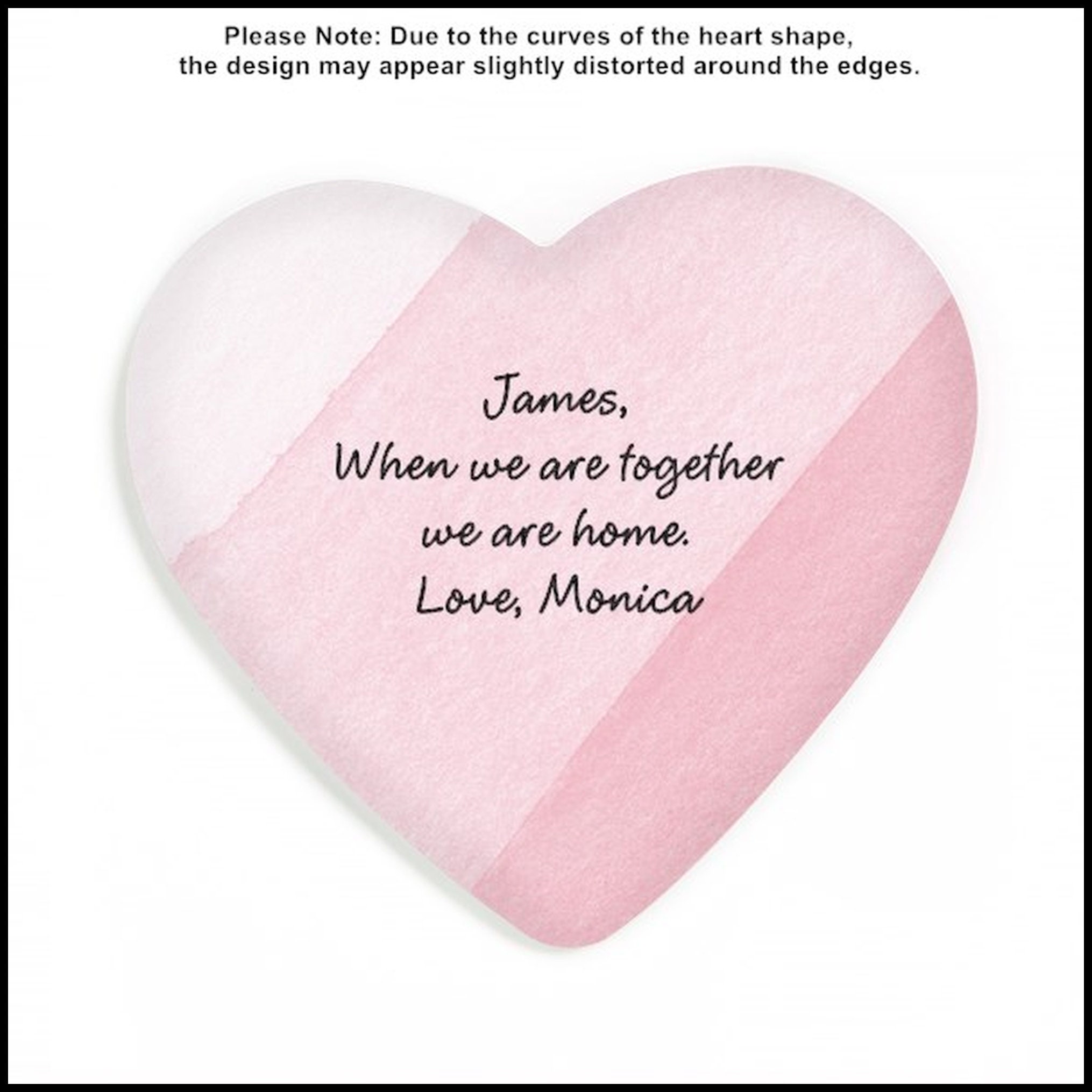 Romantic Write Your Own Personalized Mini Heart Keepsake, Romantic ...