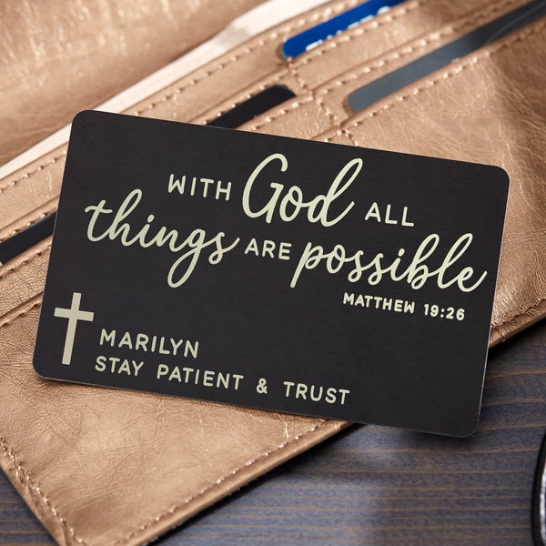 Metal Wallet Card - Etsy