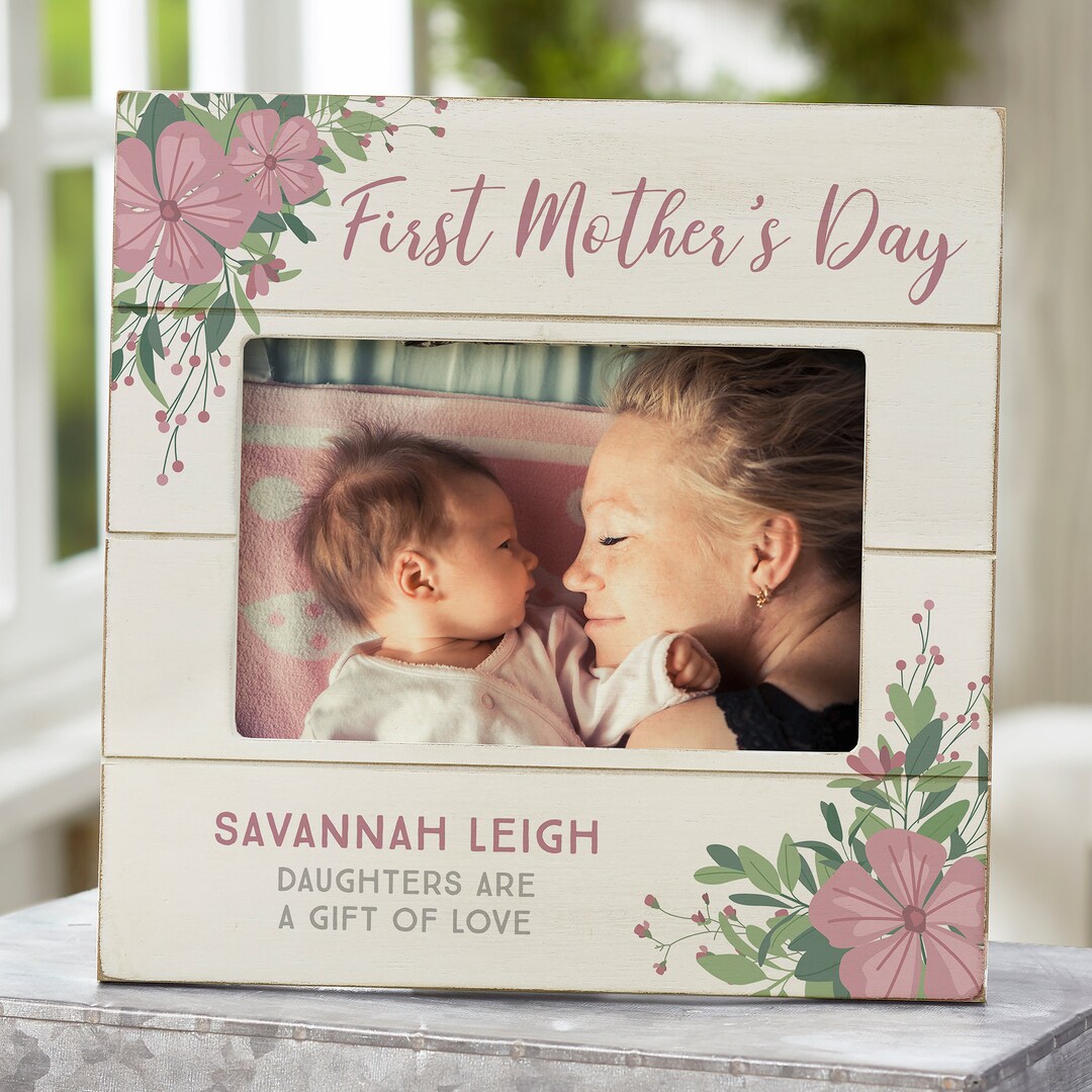First Mother's Day Personalized Picture Frame Gifts for - Etsy