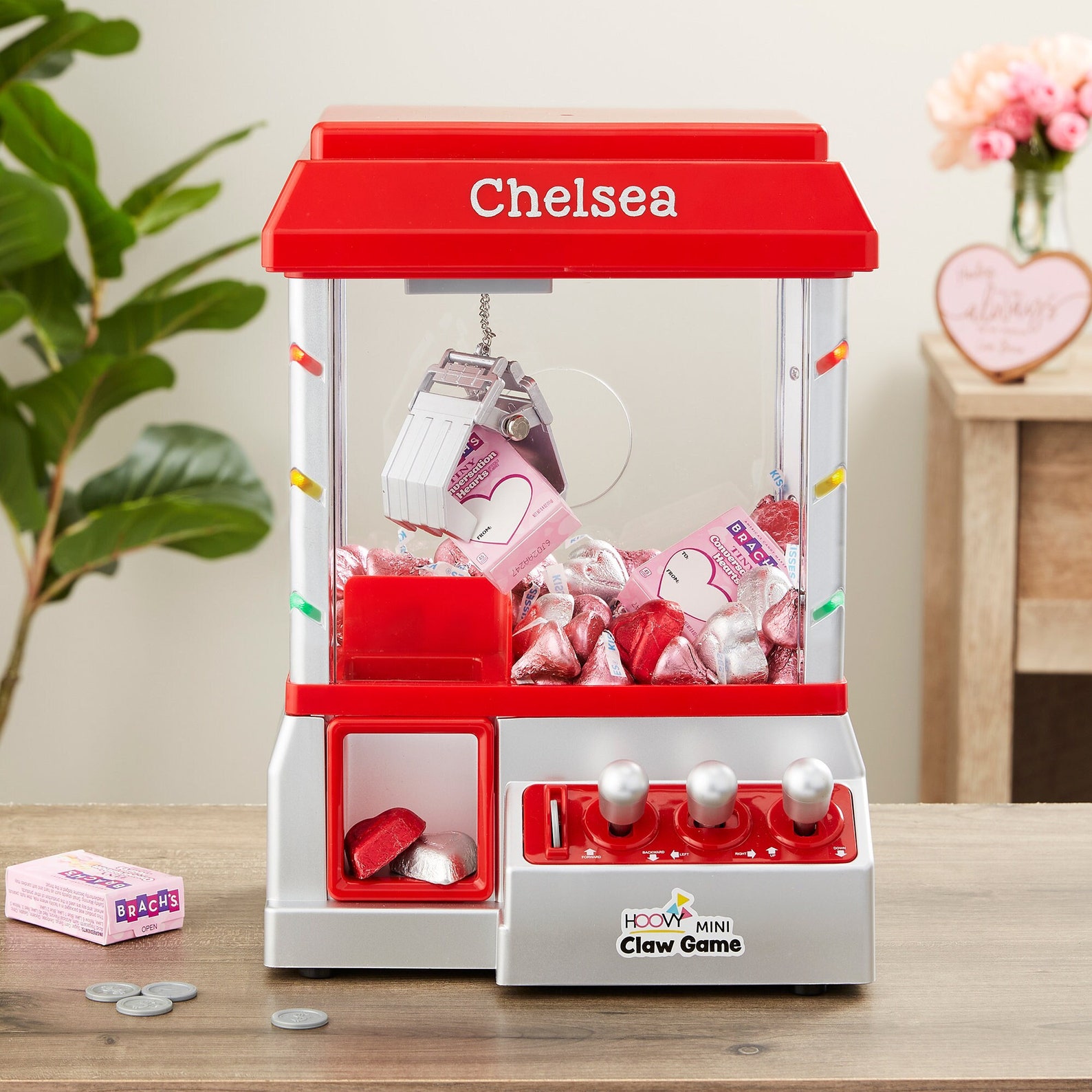 Personalized Valentine's Day Mini Claw Machine - Etsy