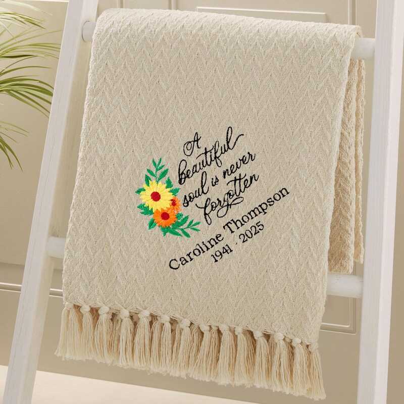 Funeral Home Gifts Tribute Blankets - 60+ Gift Ideas for 2025