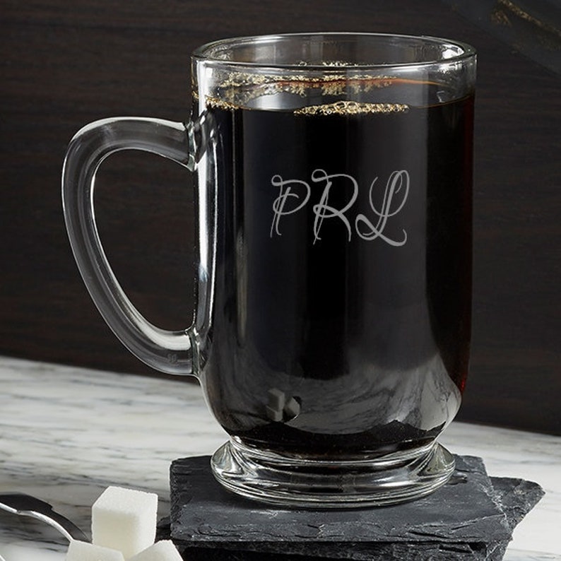 Classic Celebrations Personalized Glass Coffee Mug, Glass Coffee Mug ...