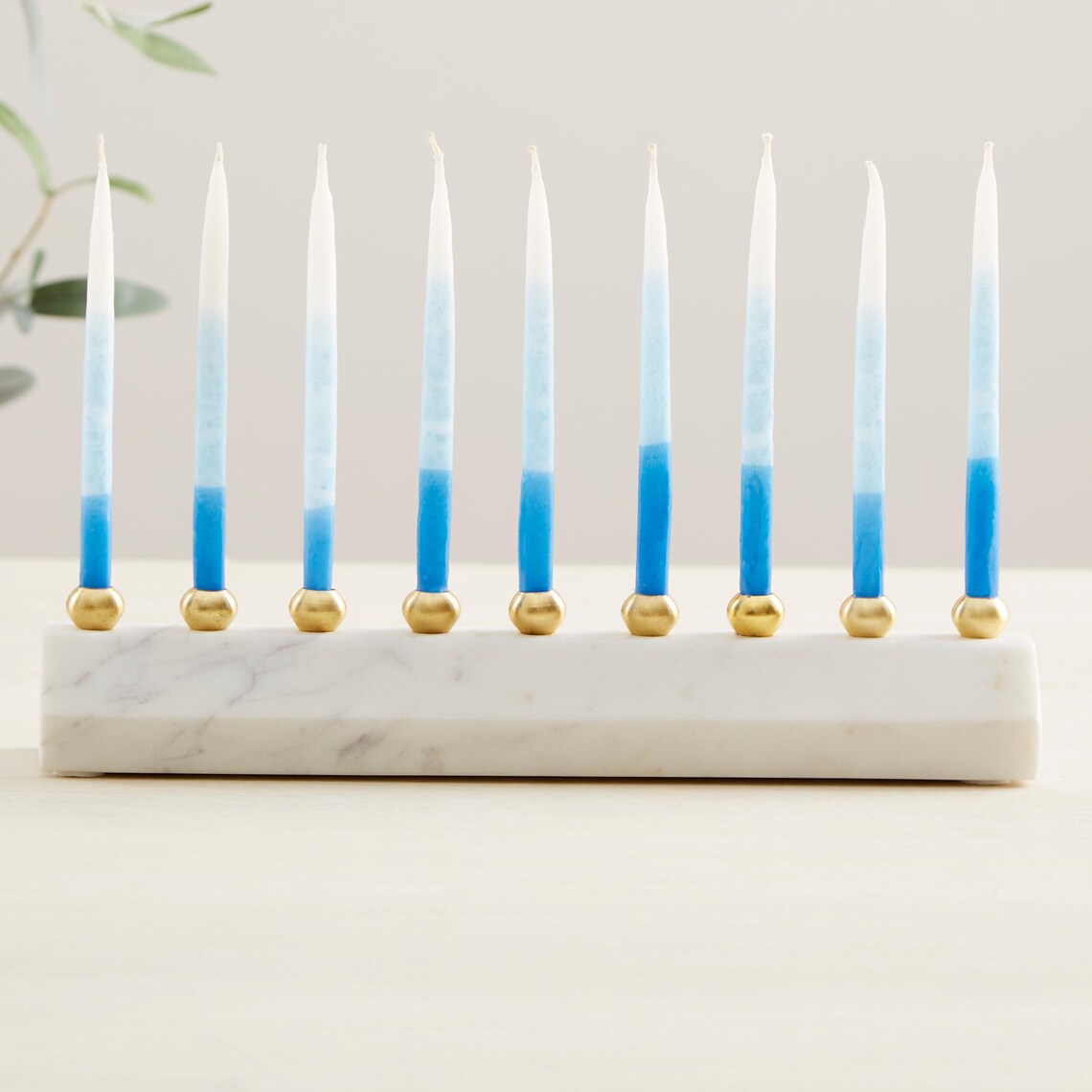 Engraved Faceted Marble Menorah, Personalized Gift, Hanukkah, Hanukkah ...