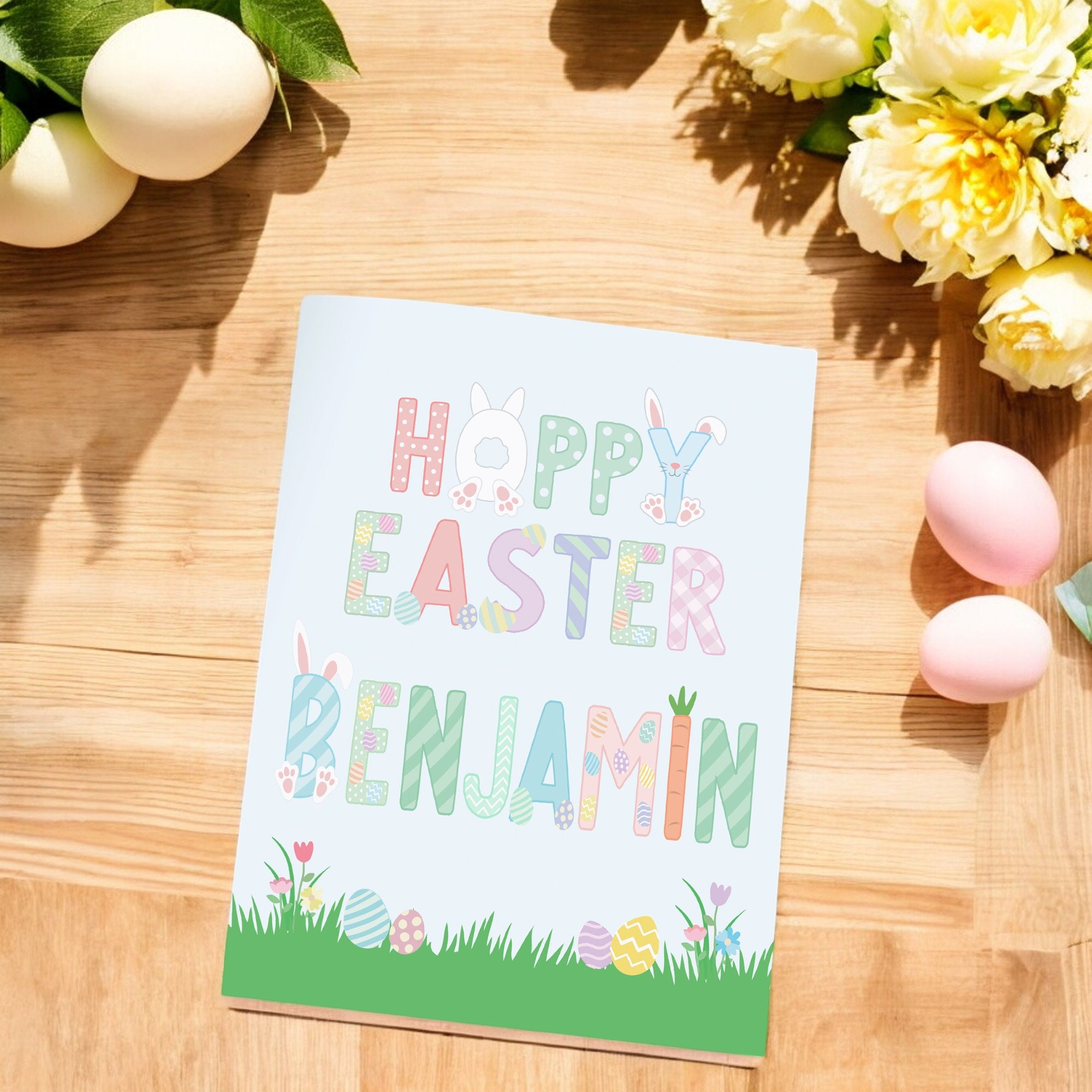 Personalized Easter Coloring Book – Kids Custom Name Activity Book ...