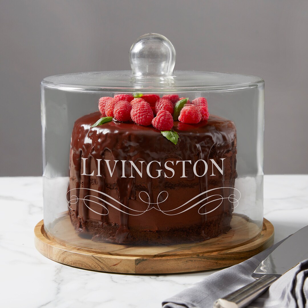 Classic Kitchen Personalized Cake Stand, Wedding Gifts, Personalized ...