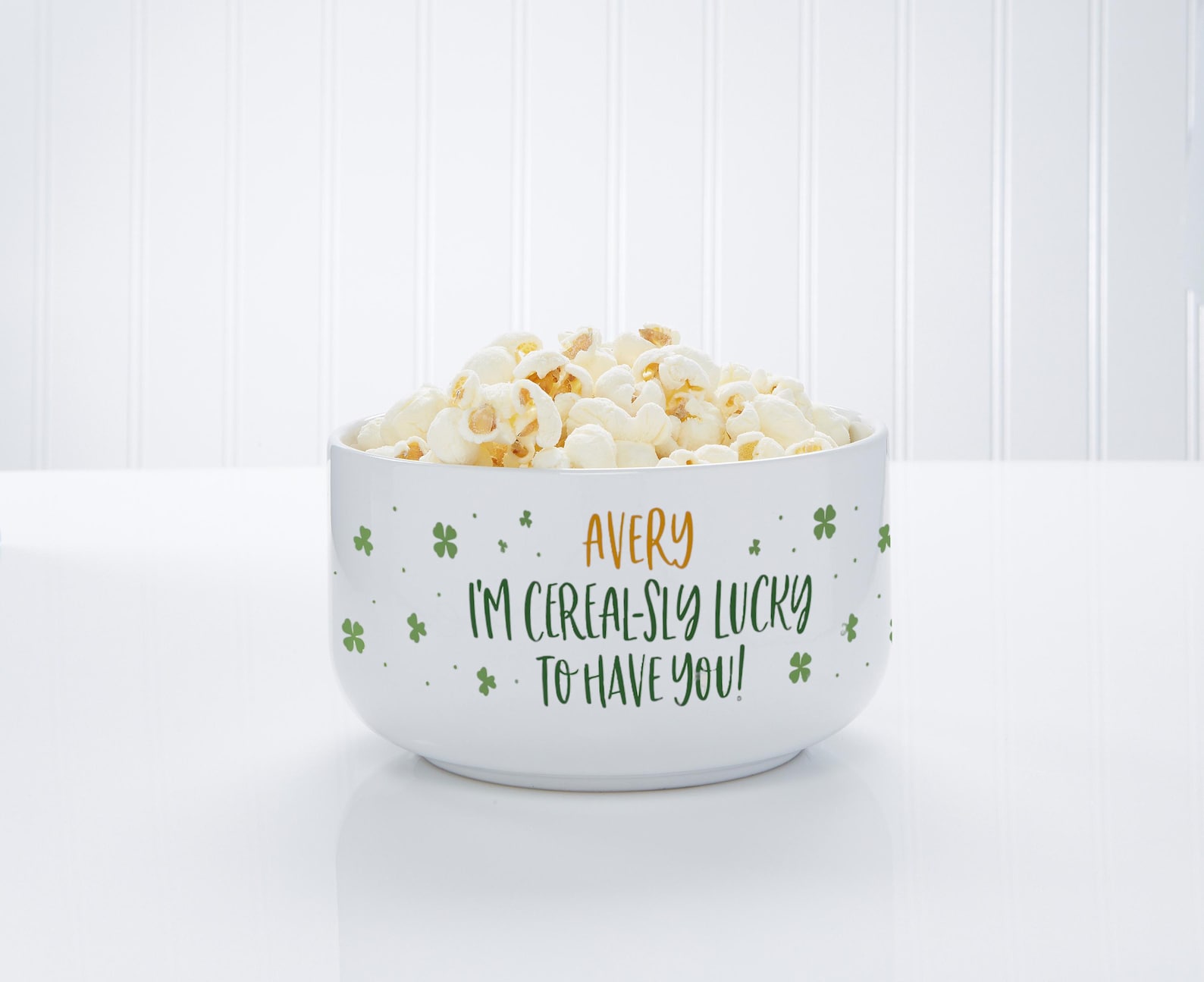 Cerealsly Lucky to Have You Personalized 14 Oz. Cereal Bowl, Funny St ...