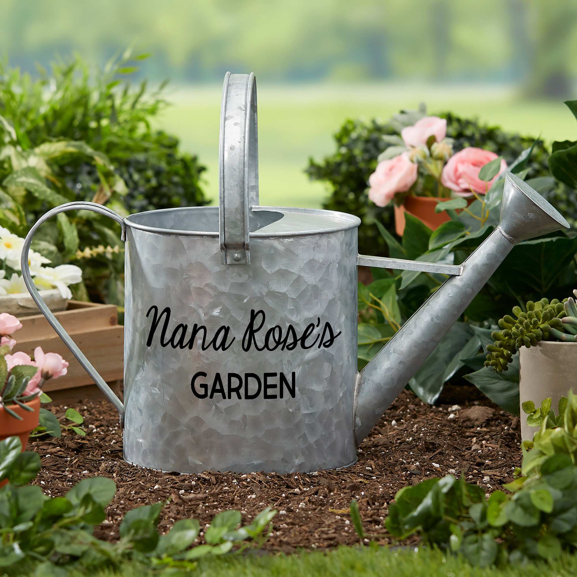 Galvanized Garden Personalized Watering Can Gifts for Her - Etsy