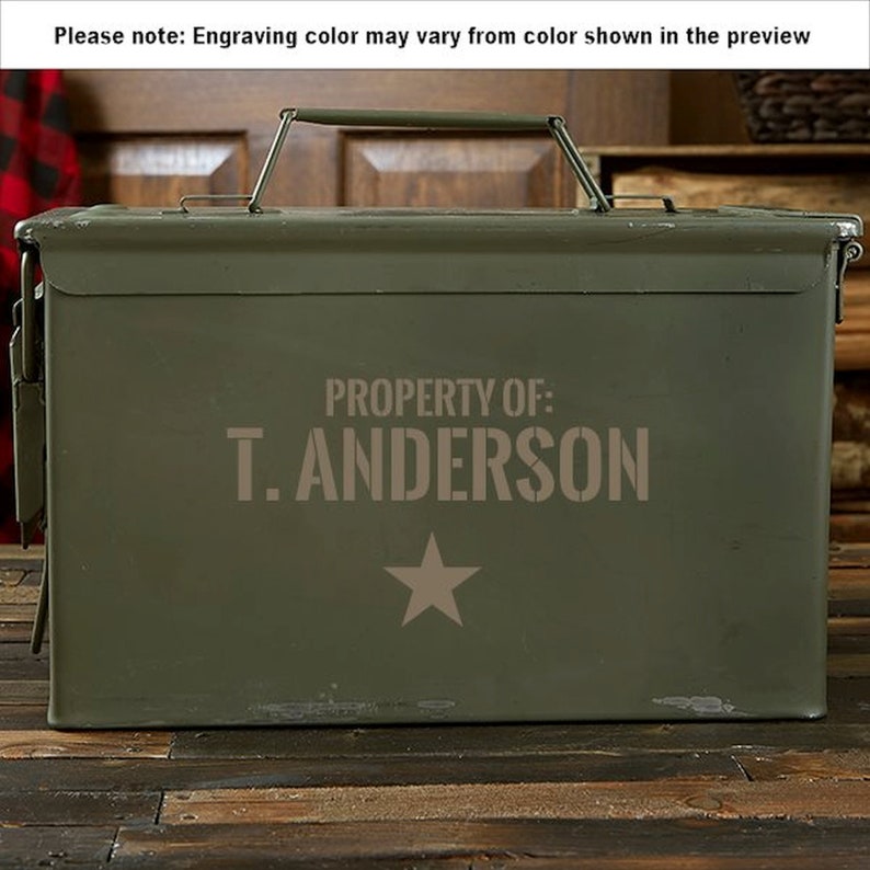 Authentic Personalized Ammo Box Groomsmen Gifts Gifts for - Etsy