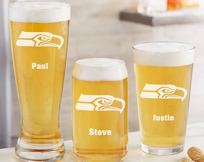 Stained Glass Seattle Seahawks Panel - Etsy