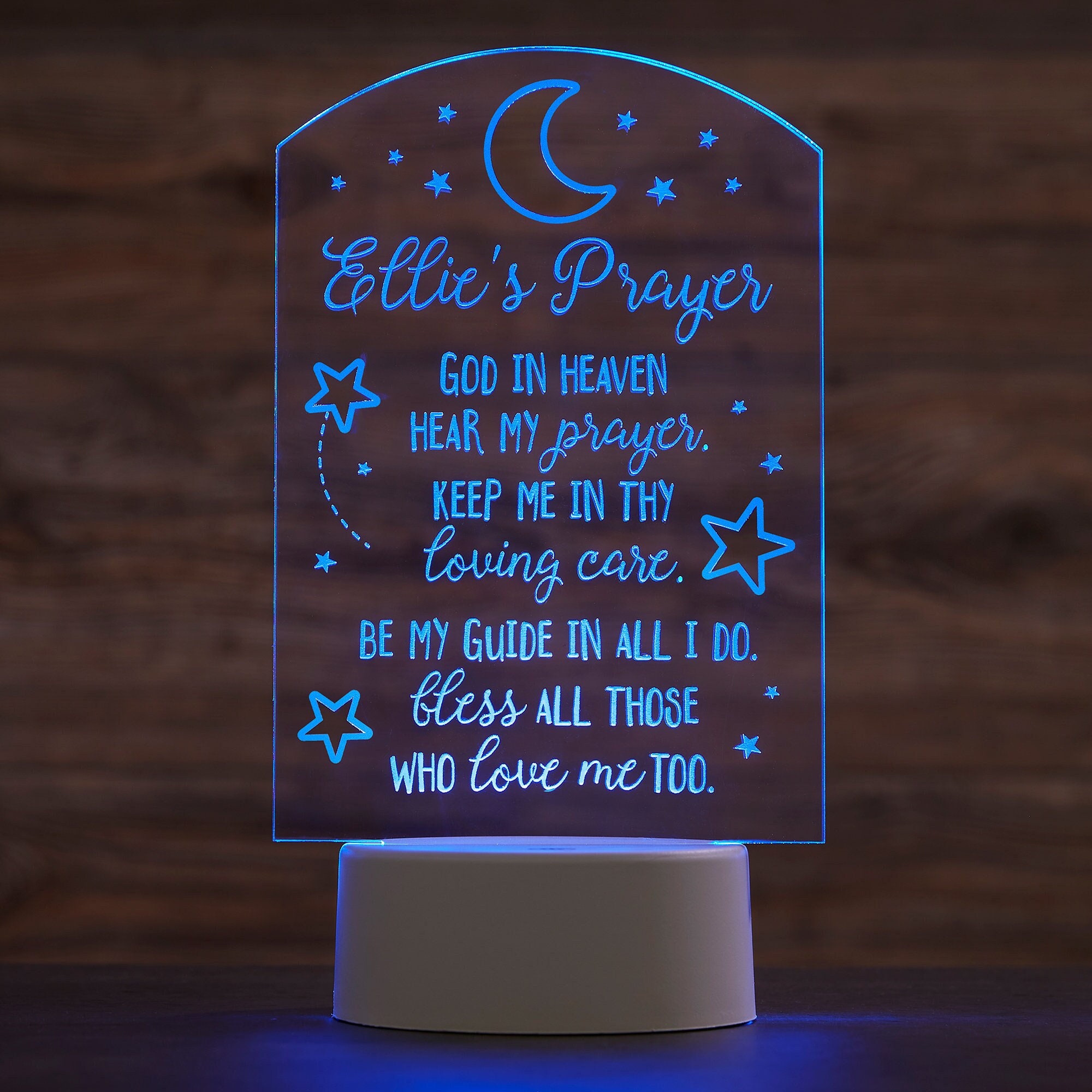 Goodnight Prayer Personalized LED Sign Religious Gifts LED - Etsy