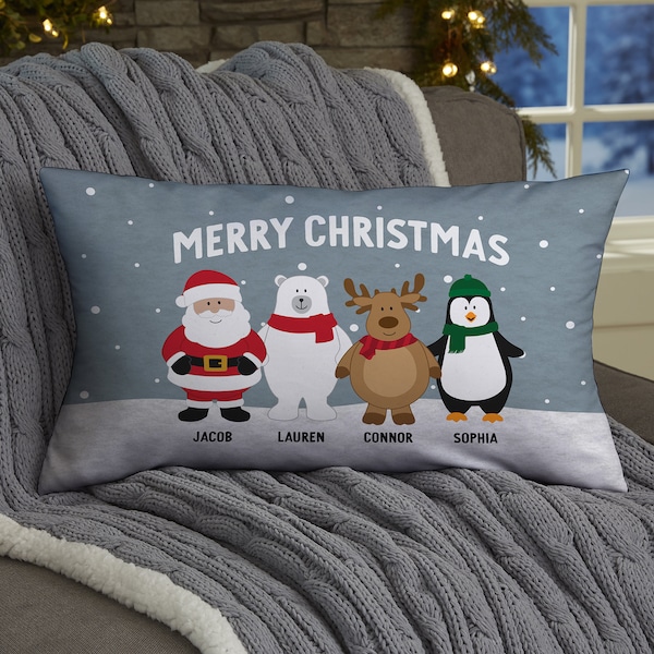 Personalized Christmas Pillows - Etsy