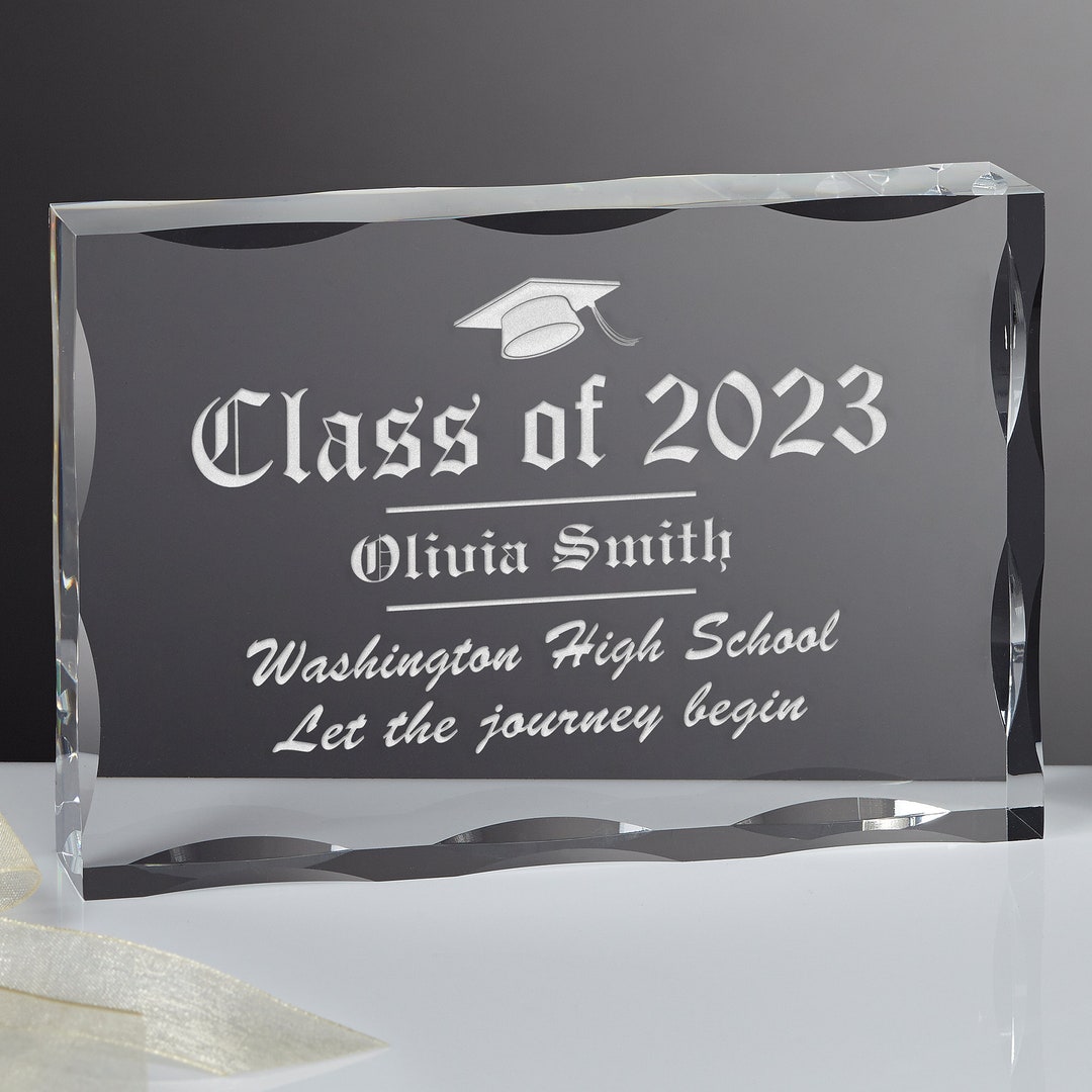 The Graduate Personalized Keepsake Block, Gifts for Grads, Graduation ...