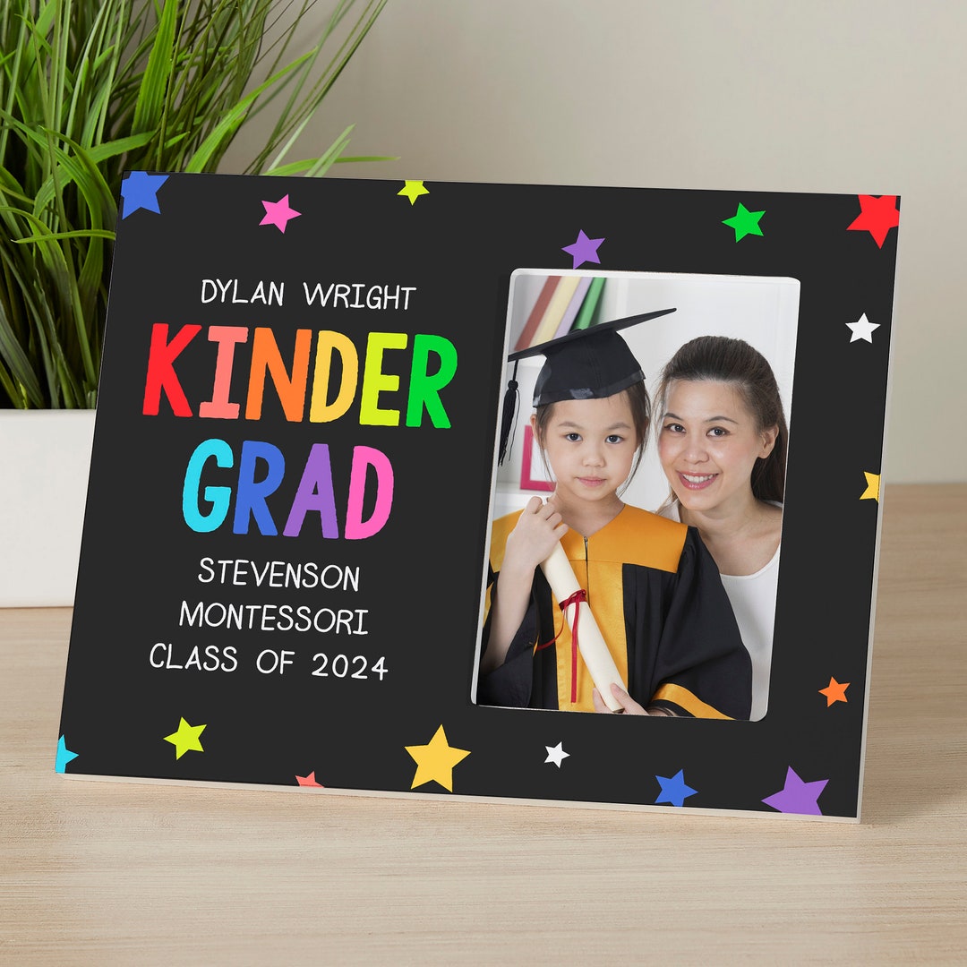 Kindergarten Graduation Personalized Frame, Graduation Gifts, Class of ...