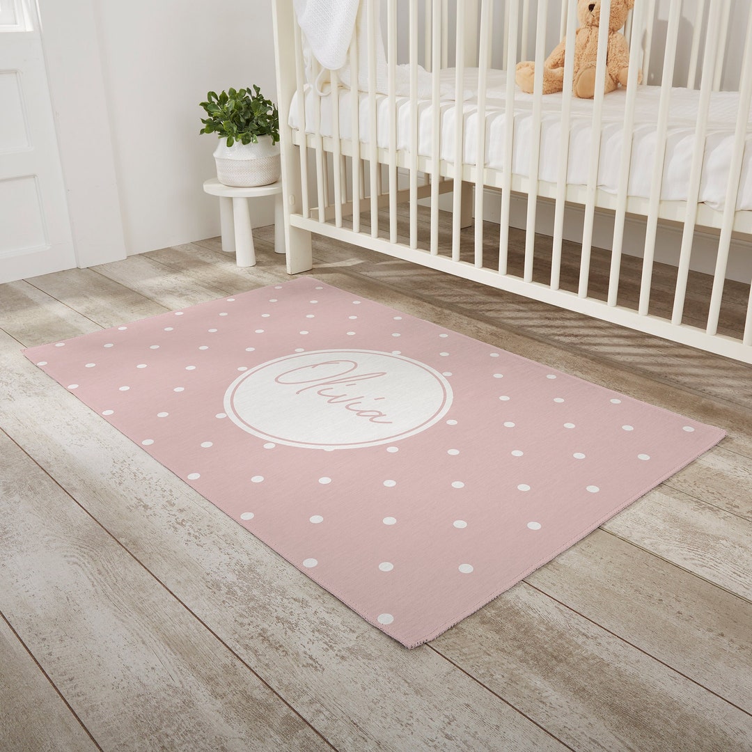 Simple and Sweet Personalized Area Rug, Personalized Rug, Personalized ...