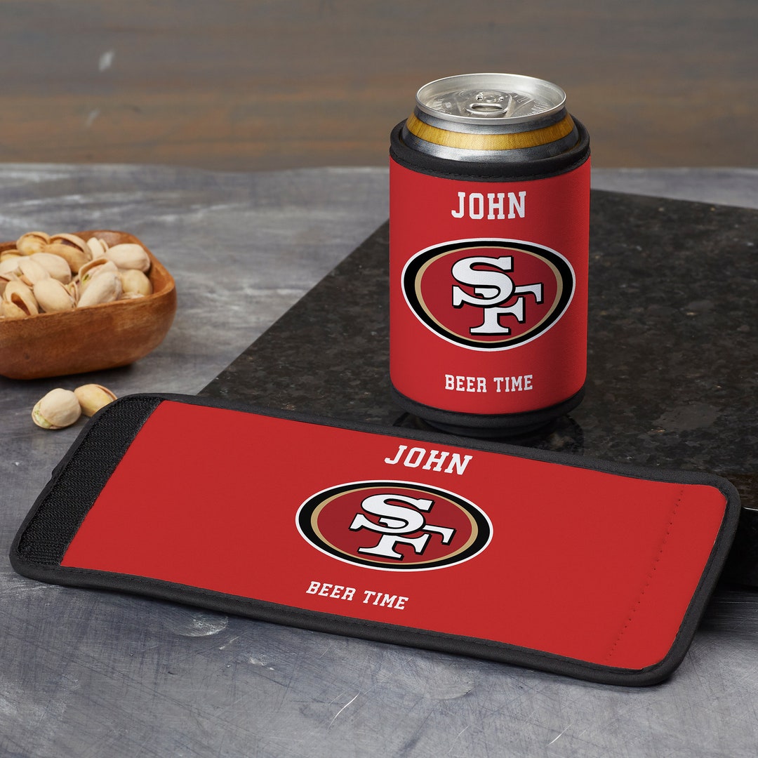 NFL San Francisco 49ers Personalized Can & Bottle Wrap, Sport Gifts ...