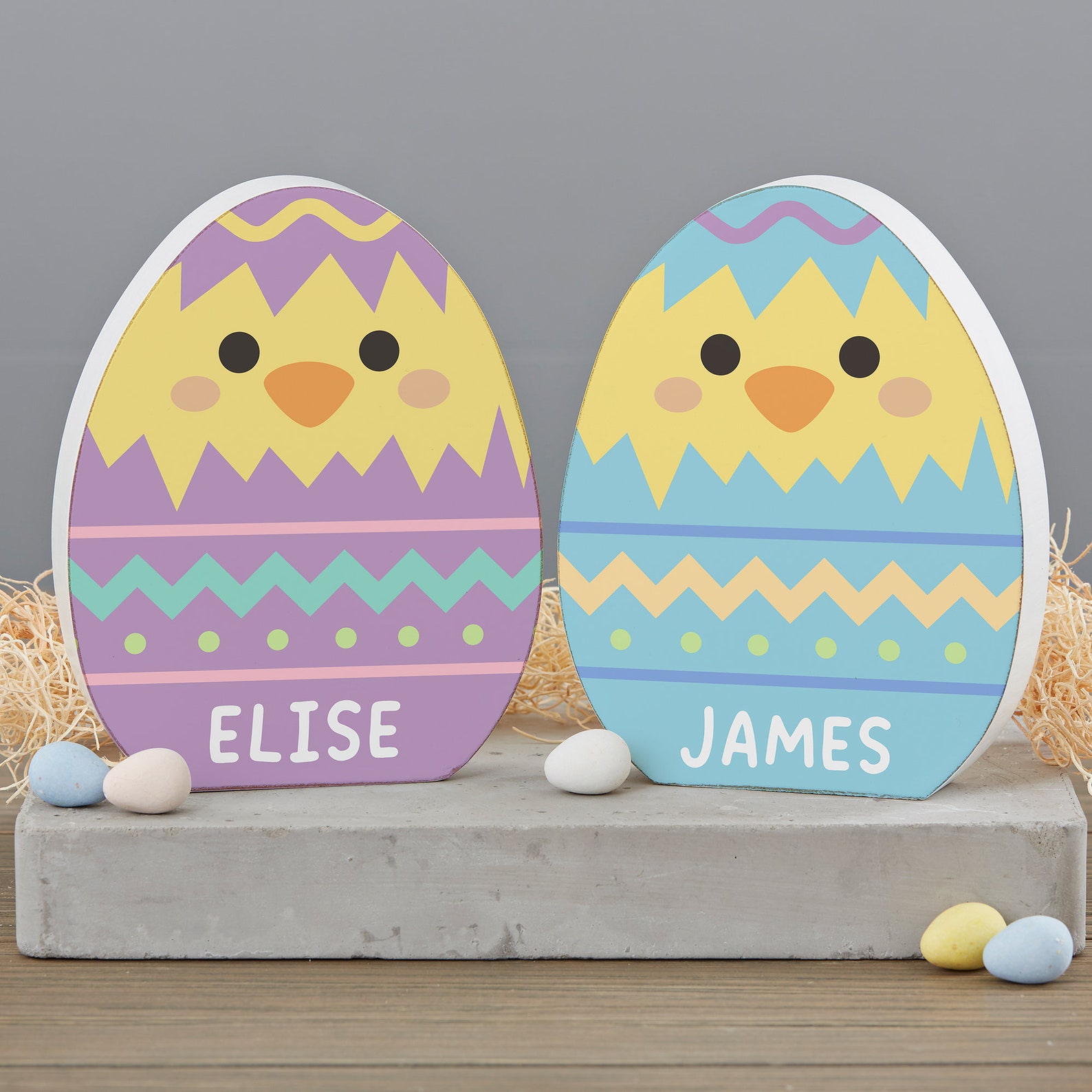 Easter Character Personalized Shelf Decoration Personalized - Etsy