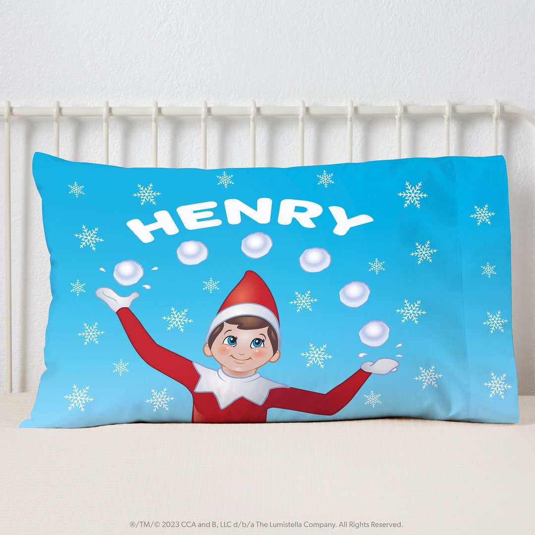 The Elf on the Shelf® Snowball Personalized Pillowcase, Gift for Kids ...
